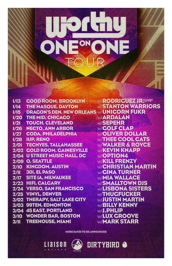 Worthy Announces 23-Date "One On One" Tour Across North America